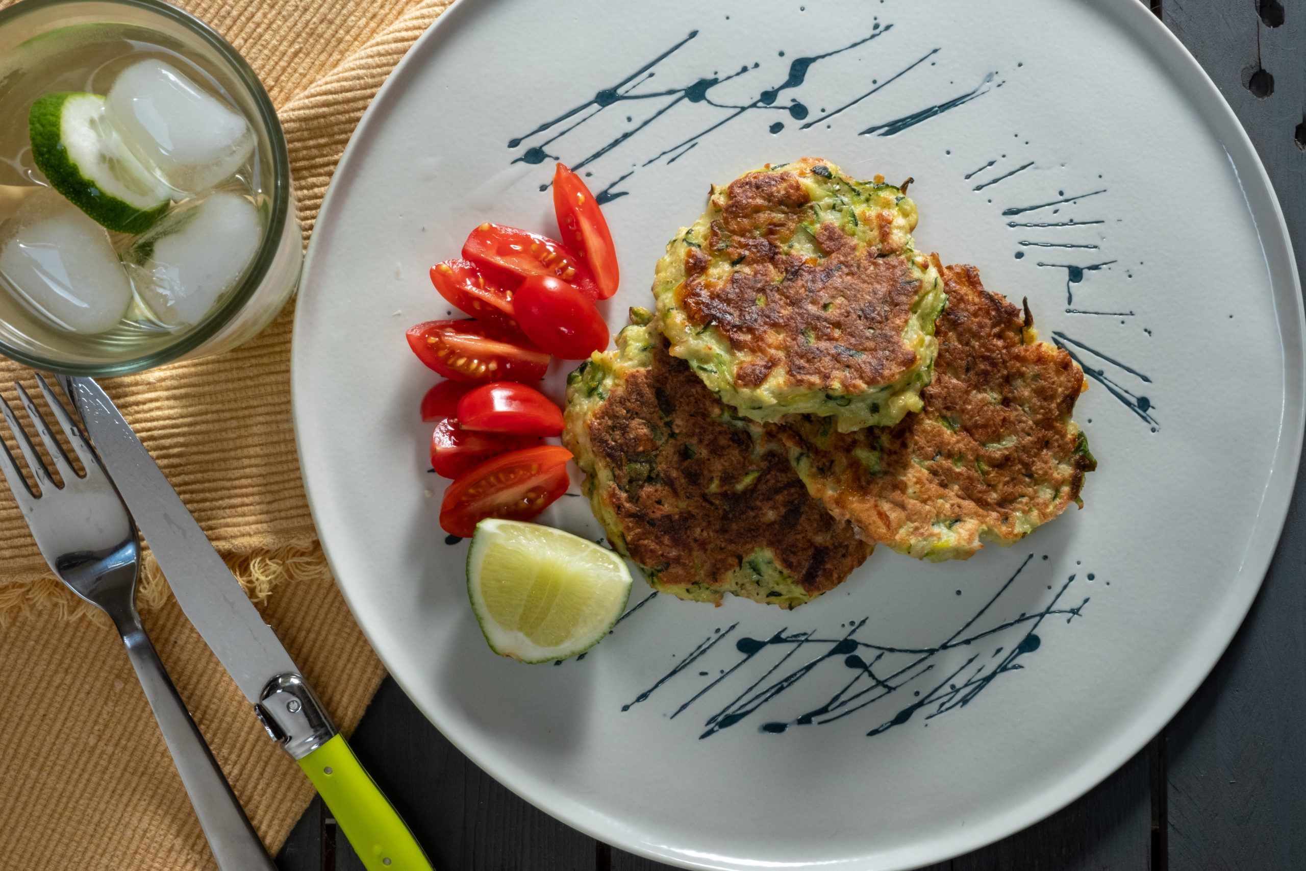 Galettes courgette truite fumée (vidéo) - Défi 100 sucres